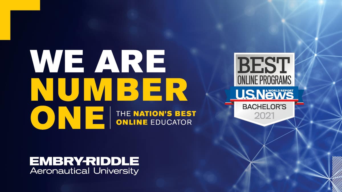 U.S. News & World Report Ranks Embry-Riddle No. 1 for Online Bachelor’s ...