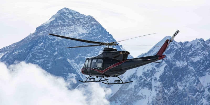 Bell Helicopter tests its new aircraft near Mount Everest