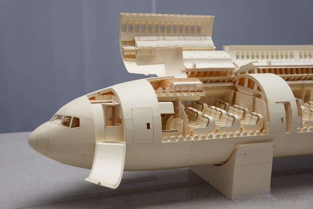 California designer builds Boeing 777 out of manila folders