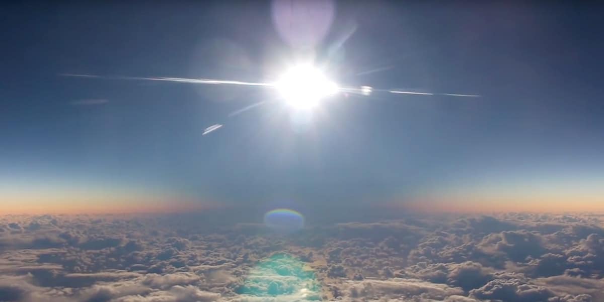 Alaska Airlines gives passengers rare view of solar eclipse