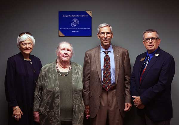 John Longshore honors the Marine Corps and Embry-Riddles College of ...