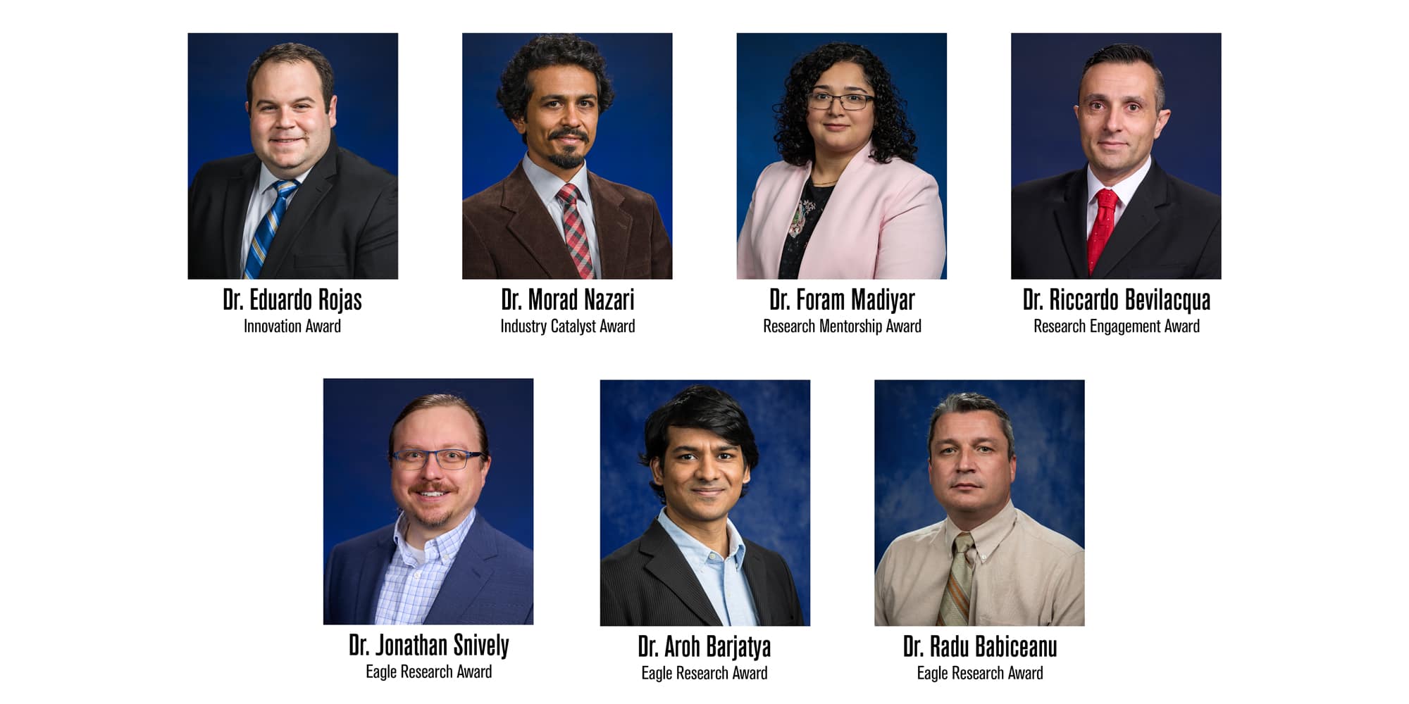 Seven Embry-Riddle Faculty Earn 2024 ERAU Research and Innovation Awards