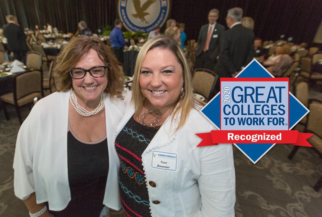 Embry-Riddle Earns Tenth Consecutive Title as Great College to Work For