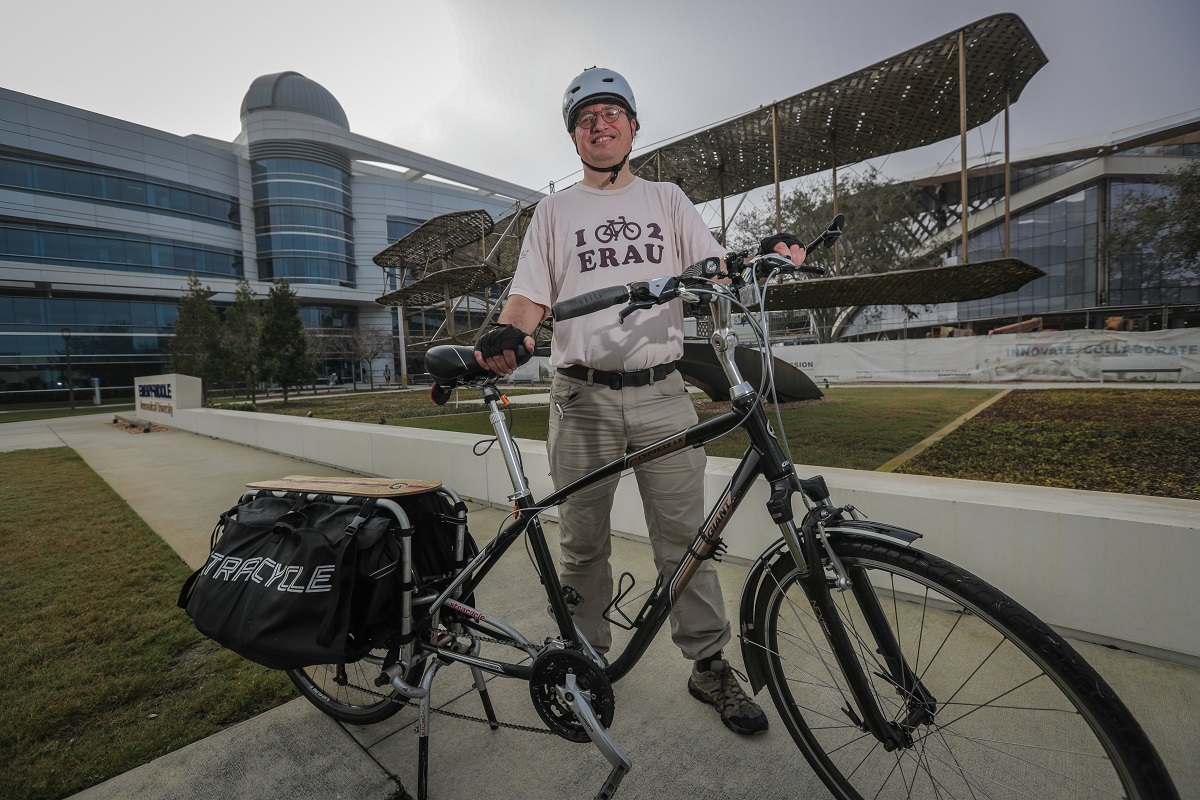 Bike Commuting Energizes Embry-Riddle Associate Professor