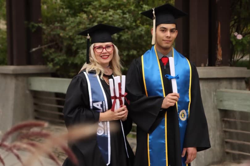 Mother, Son Mark Mother’s Day with Degrees from Embry-Riddle Worldwide